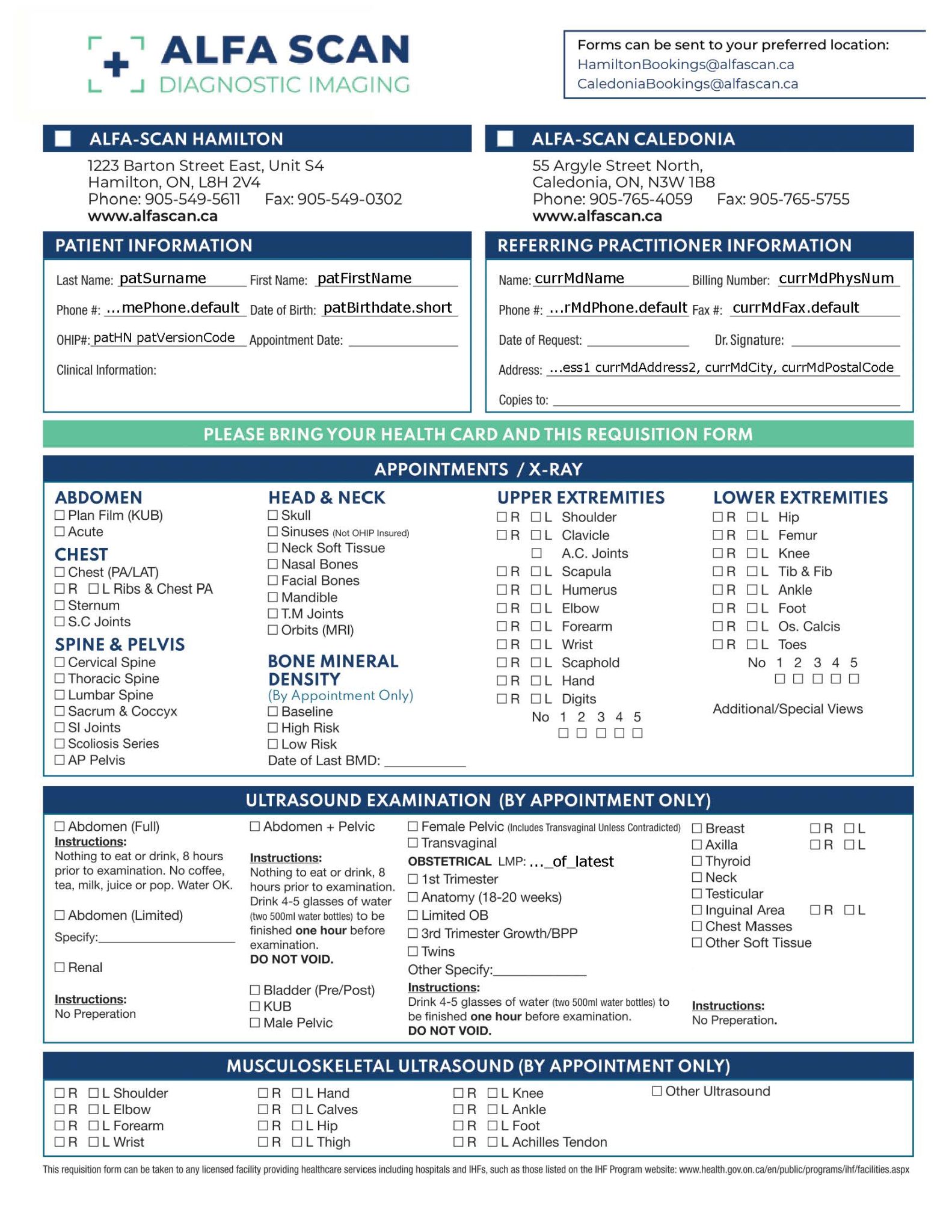 Alfa-Scan - Xray and Ultrasound - Hamilton Family Health Team